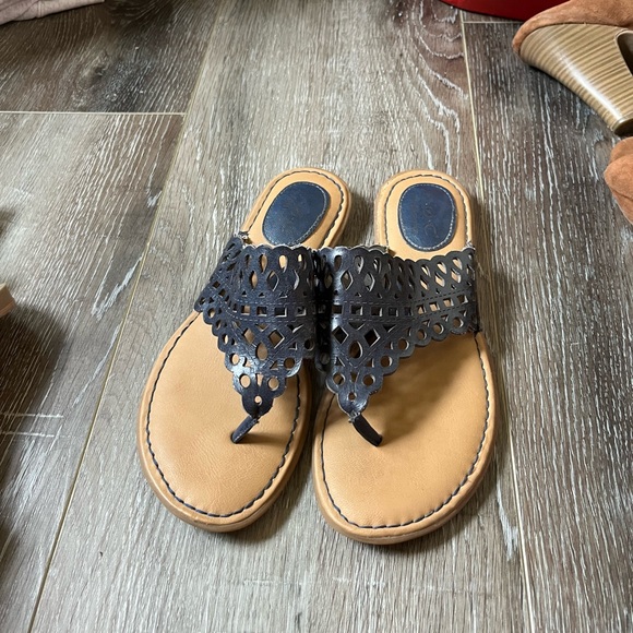 Shoes | Navy Flip Flops | Poshmark